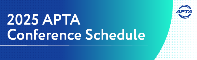 APTA 2025 Schedule Published with 14 Events
