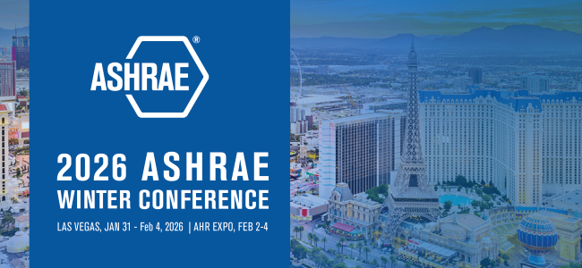 Schedule Drop: 2026 ASHRAE Winter Conference – ASHRAE