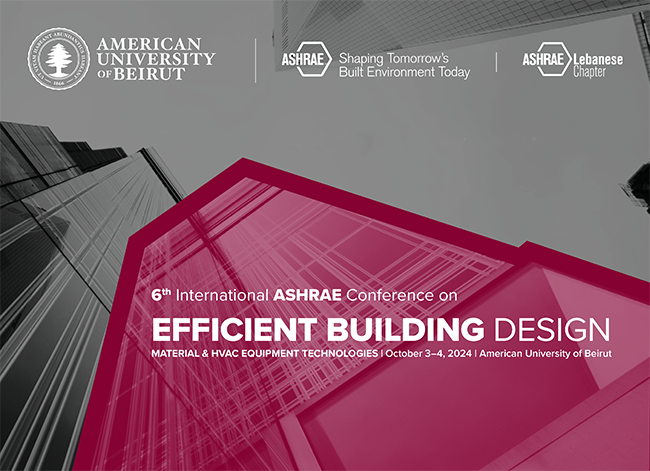 Registration is Open! The 6th International ASHRAE Conference on ...