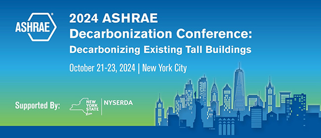 ASHRAE has released its technical program for the 2024 Decarbonization Conference – ASHRAE