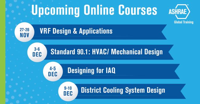 Learn from the Best: Specialized Online Training – ASHRAE