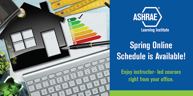 New Online Instructor-Led Courses are Now Available! – ASHRAE